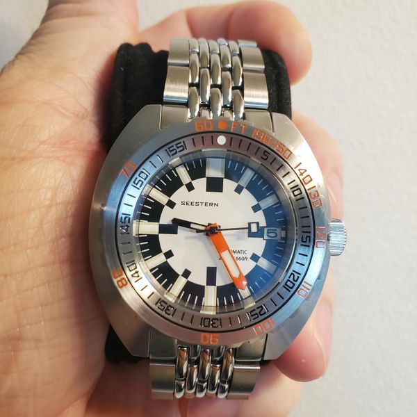Almost new Seestern Army dial watch lume date | WatchCharts