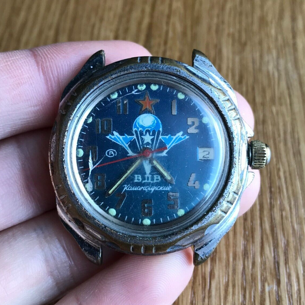 Watch Vostok Komandirskie Wostok Vintage Wristwatch USSR Rare Russia ...