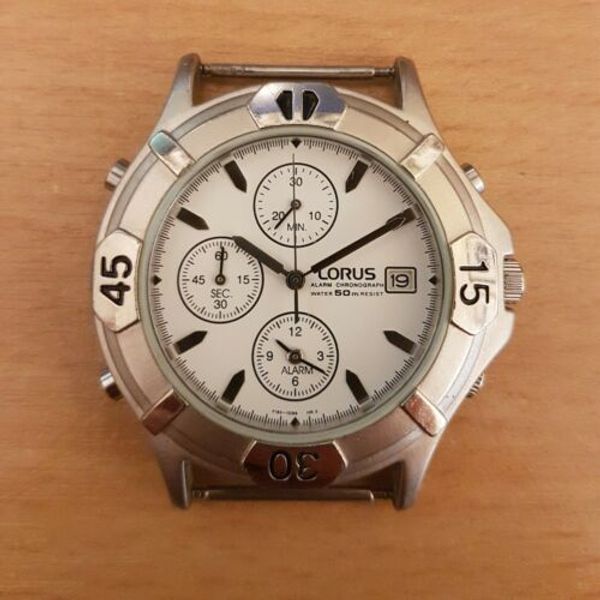 Lorus By Seiko Chronograph 50Mm Y182-7C50 Quartz Men's Watch ...