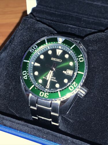 Seiko SPB103J1 Prospex Green Sumo Diver Hulk | WatchCharts Marketplace