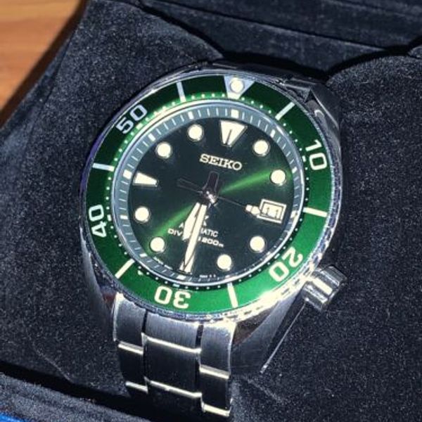 Seiko SPB103J1 Prospex Green Sumo Diver Hulk | WatchCharts Marketplace