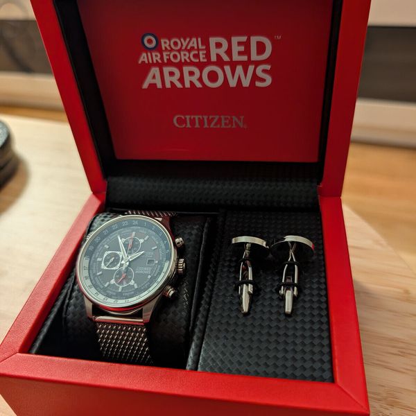 Citizen Eco-Drive Red Arrows Chronograph Blue Dial Men's Watch - CA0081 ...