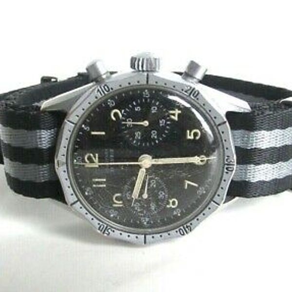 Vintage JUNGHANS j88 Chronograph 19j Pilots Watch 38mm Manual Wind ...