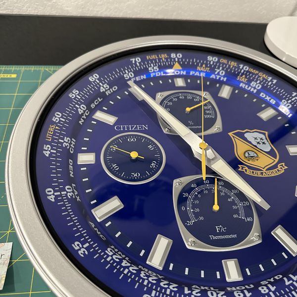 [WTS] Citizen Blue Angels CC2030 Wall Clock - $40+shipping (CONUS ...