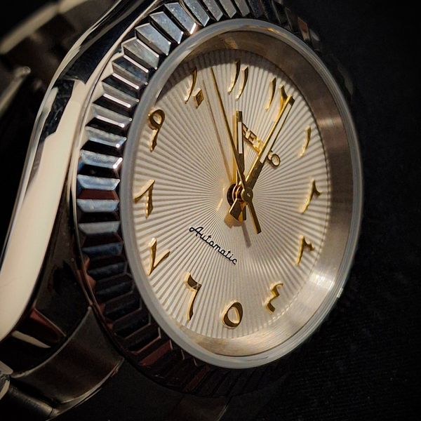 seiko mod arabic dial White & Gold | WatchCharts Marketplace