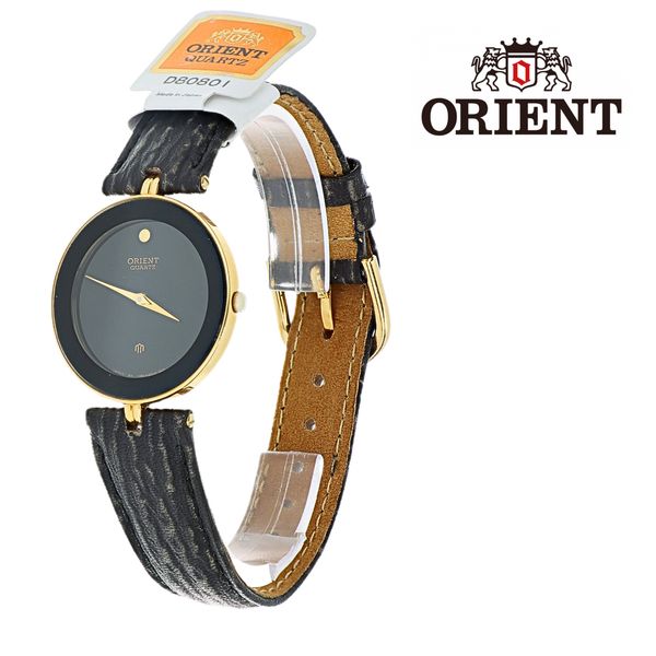 Orient Men's Ultra Slim Steel And Leather Watch Rare | WatchCharts ...
