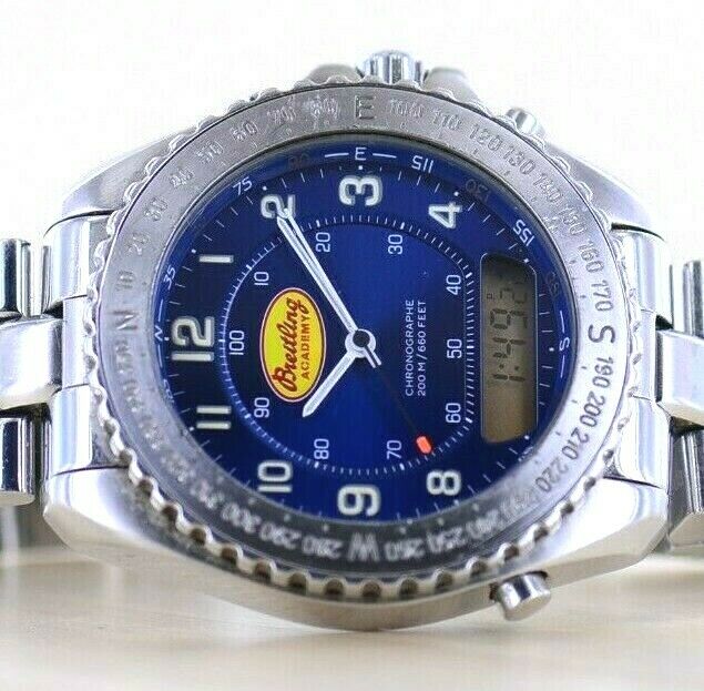 Breitling Pluton blue Academy Ref A51038 Limited Edition Quartz ...