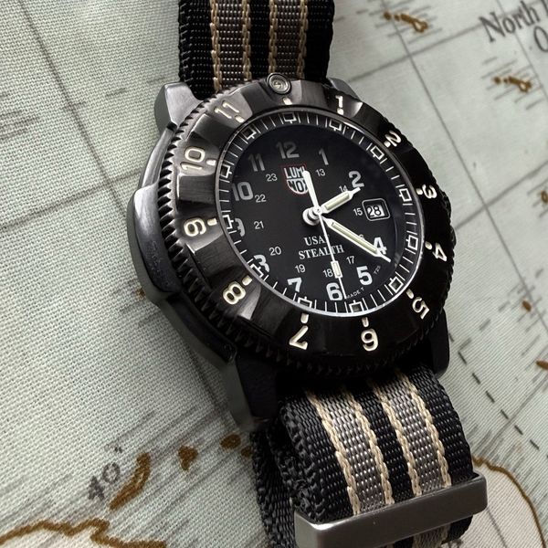 Luminox F-117 Nighthawk 3400 Series Stealth Military Watch ...