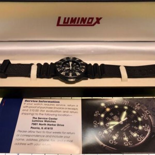 LUMINOX Nighthawk 3400 series F-117 US Airforce Stealth Watch ...