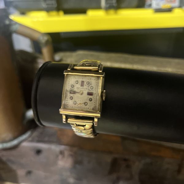 Vintage Benrus Watch Ruby Zircona Art Deco | WatchCharts Marketplace