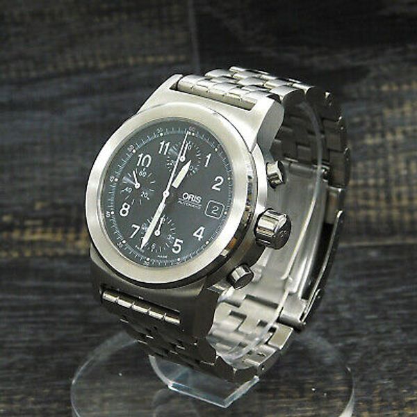 Rise-on ORIS Chronograph 7511 Stainless Steel Automatic Wrist Watch #1 ...