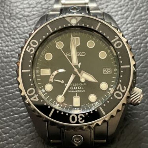 Seiko MarinemasterSBDB001 GMT Spring Drive Prospex Marinemaster 600M ...