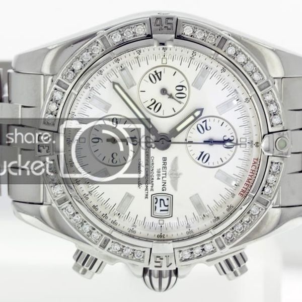 FS: Breitling Windrider Chonomat Evolution with Diamond Bezel | WatchCharts