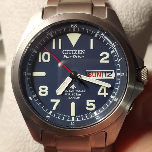 [WTS] Citizen AT6080-53L FULL Titanium + Atomic (JP Only) Field Watch ...