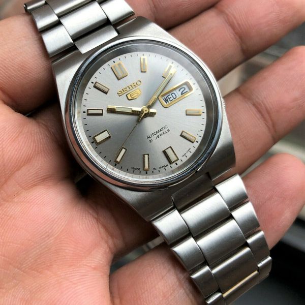 Seiko 5 Integrated SNXS75 Sunburst Dial Vintage 7S26 Automatic Mint JDM ...