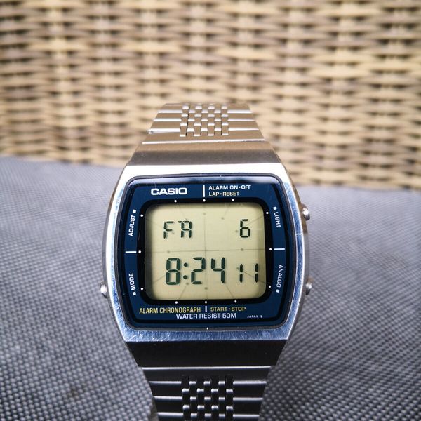 Reloj Casio Vintage antiguo AA-91W Blue Thunder - Modulo 103 ...