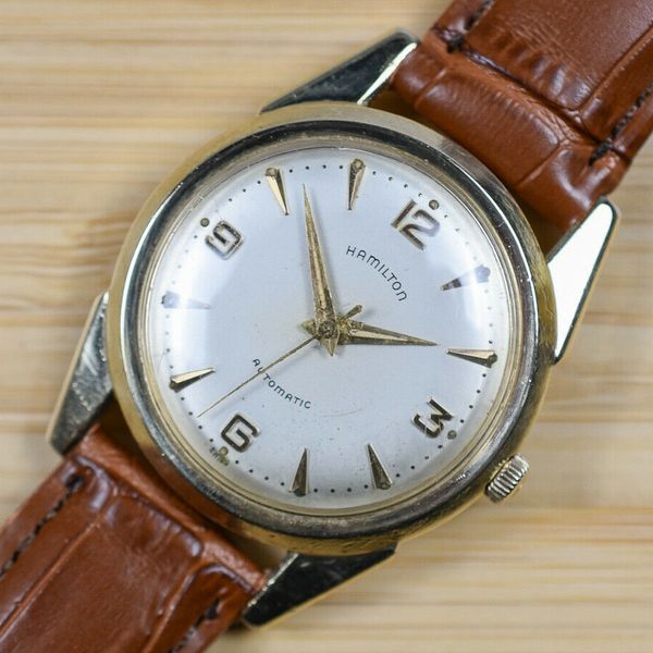 Vintage HAMILTON K-416 Automatic 14k Gold Filled Men's Watch Cal. 661 ...