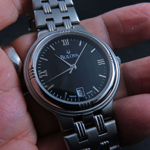 New Swiss Made Bulova Special Day Ronda Movement Quartz Men Watch ...