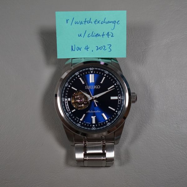 [WTS] Seiko Selection SCVE051 4R38 Blue Dial Open Heart Automatic ...