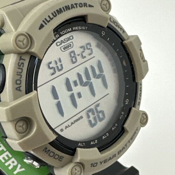 Casio AE1500WH-5AV, Chronograph Watch, Illuminator, 5 Alarms, 10 Year ...