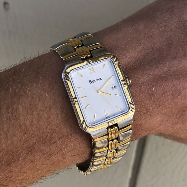 STUNNING Vintage Bulova Menâ s Tank Watch | WatchCharts Marketplace