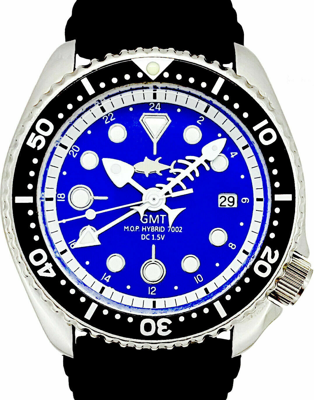 Seiko Scuba Divers Hybrid Fishbone c.1996 SDS001 'Tuna' 7002-7000 Gents ...
