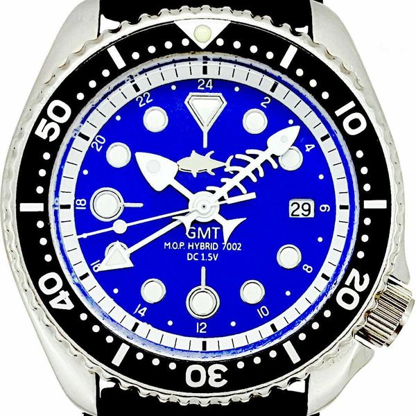 Seiko Scuba Divers Hybrid Fishbone c.1996 SDS001 'Tuna' 7002-7000 Gents ...