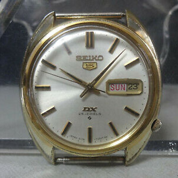Vintage 1967 SEIKO Automatic watch [SEIKO 5 DX] 25J 6106-7000 Hack function | WatchCharts