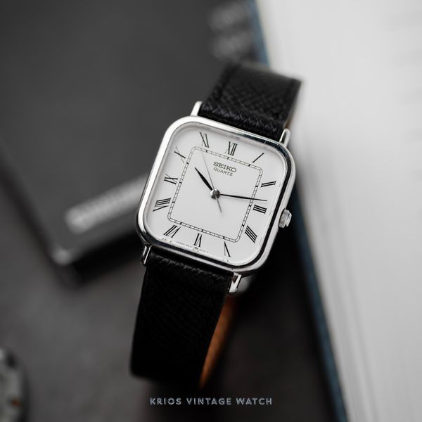 VINTAGE SEIKO ROMAN NUMERALS DIAL TANK WATCH | WatchCharts Marketplace