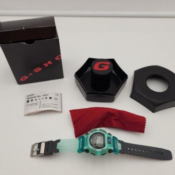 Vintage Casio G-Shock DW-9000 G-Lide Module 1627 Wrist Watch NOB w New Battery | WatchCharts ...