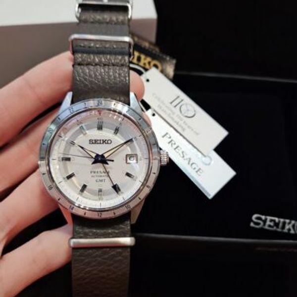 Seiko Presage 110th anniversary limited edition SSK015J1 GMT NEW IN BOX ...