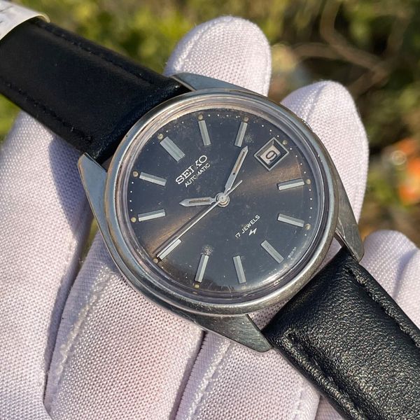 Vintage Seiko Automatic 17 Jewels Sunburst Dial Japan Made Mens Watch 7005-8022 | WatchCharts ...