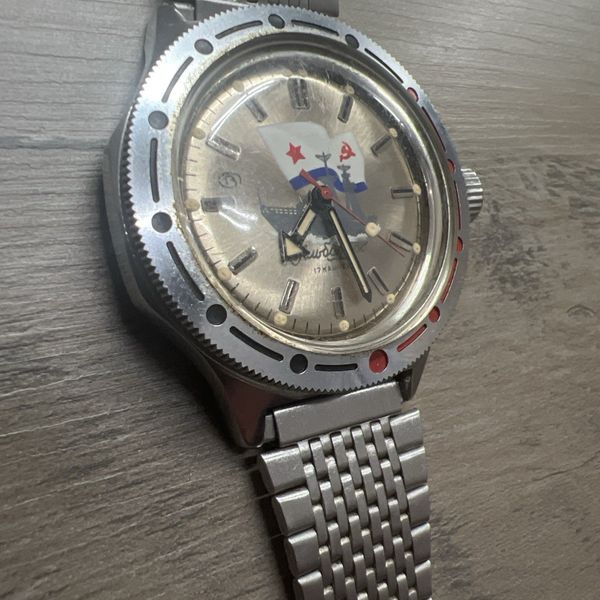 Vostok Amphibia USSR Russian dive watch dial mechanical Soviet Navy For ...