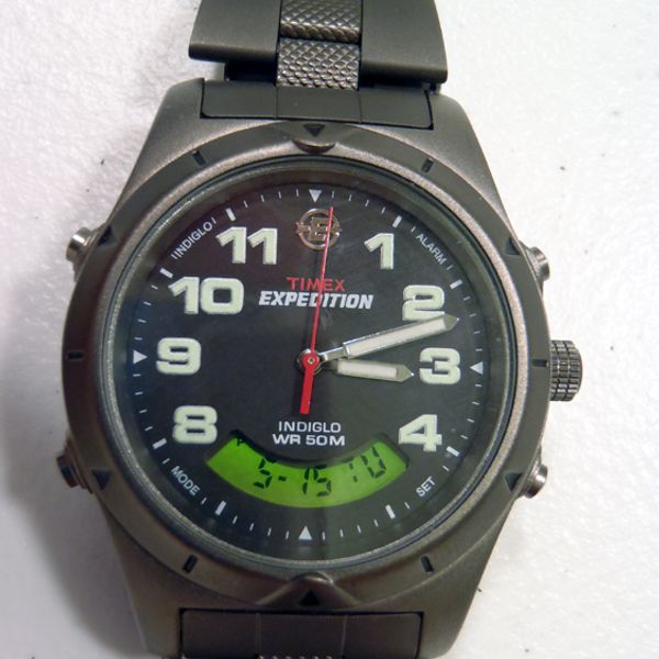 Timex Expedition Analog Digital Metal Bracelet T41101 | WatchCharts ...