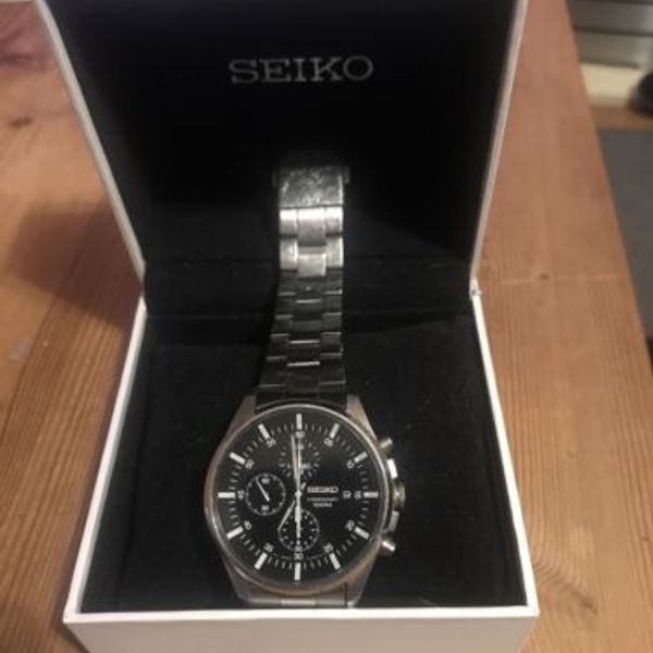 Mens SEIKO Chronograph 100m Watch | WatchCharts Marketplace