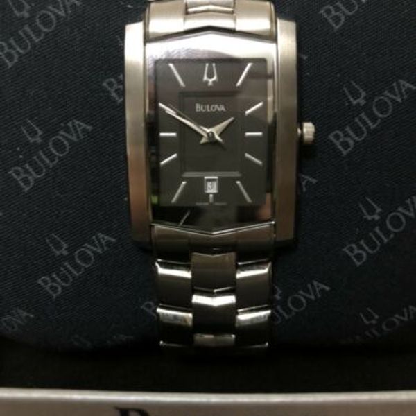 New In box Bulova Mens Swiss Stainless Steel Watch Case Model #c837288 ...