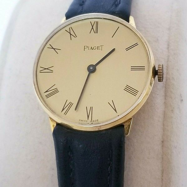 Piaget Watch 70s Manual Winding Vtg Swiss Made 18K Gold Electroplated ...