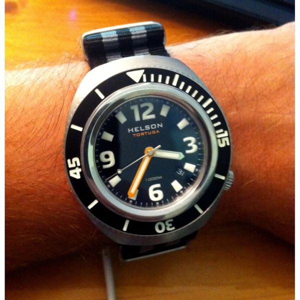 FS: Helson Tortuga Black Dial w Numbers | WatchCharts