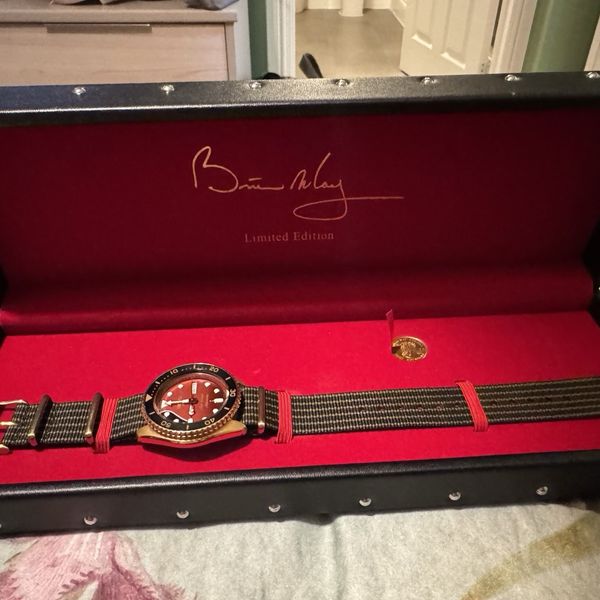 Seiko Brian May Red Special 2 Limited Edition Watch | WatchCharts ...