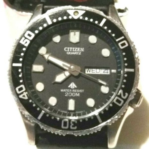 Vintage Mens CITIZEN PROMASTER 5502 F51003-KA 200M Quartz Dive Watch ...