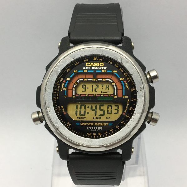 Casio Sky Walker DW-401 Quartz 905 Vintage Menâ s Watch FWD208BUR15 ...