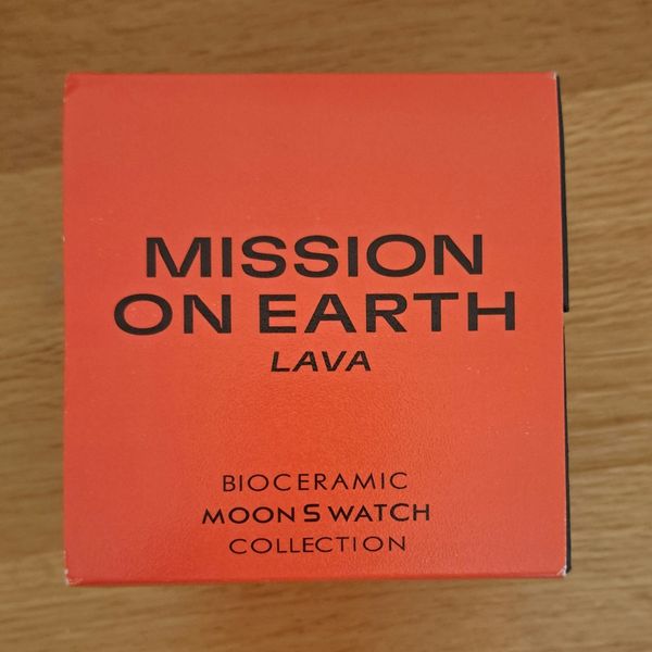 Swatch x OMEGA Moonswatch Lava Edition Mission On Earth | WatchCharts ...