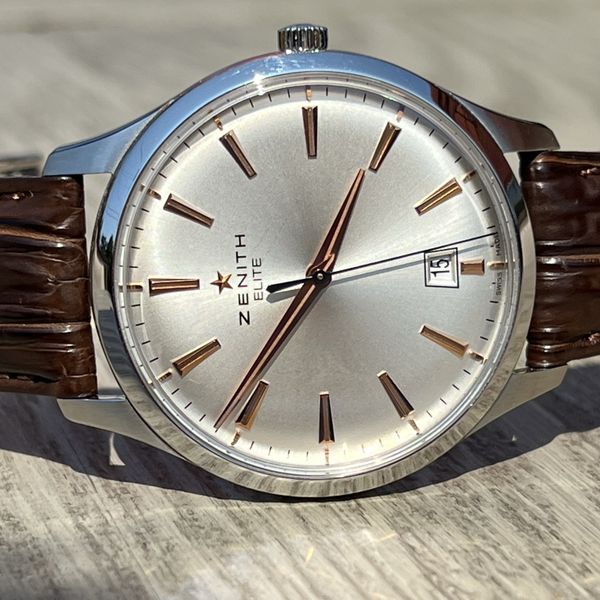 FS: Zenith Elite Captain Central Second | WatchCharts Marketplace