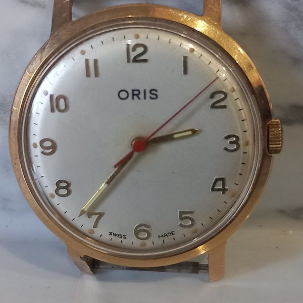 Vintage Oris Gold Plated Mechanical Gents Watch Working But Running Fast | WatchCharts Marketplace