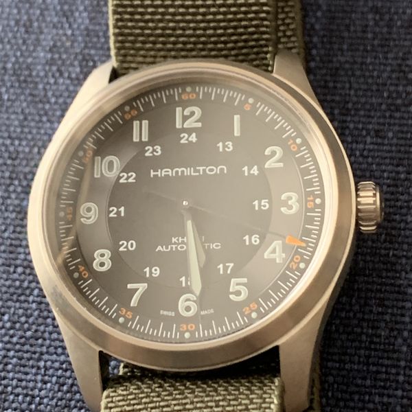 [$485 USD] Hamilton Watch Khaki Field Titanium 38Mm | WatchCharts ...