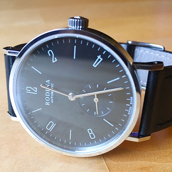 Rodina Bauhaus Nomos Tangomat Homage Automatic Black Dial MINT ...