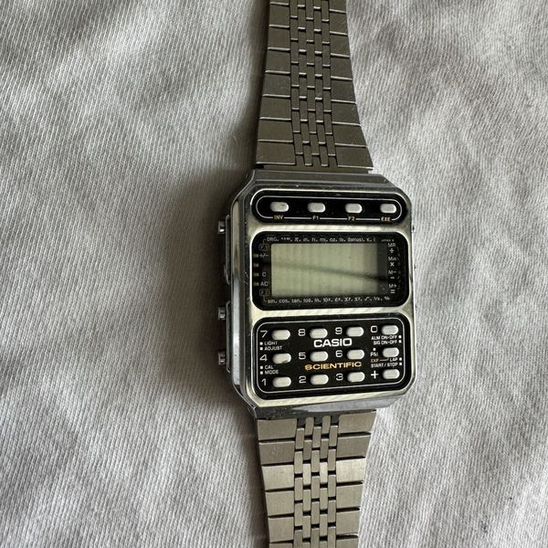 VINTAGE CASIO CFX-200 MODEL 197 SCIENTIFIC CALCULATOR WATCH MADE IN ...