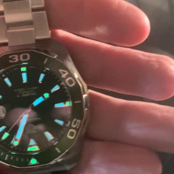 Orologio Uomo TAG Heuer HULK Aquaracer Automatico Lunetta Verde ...