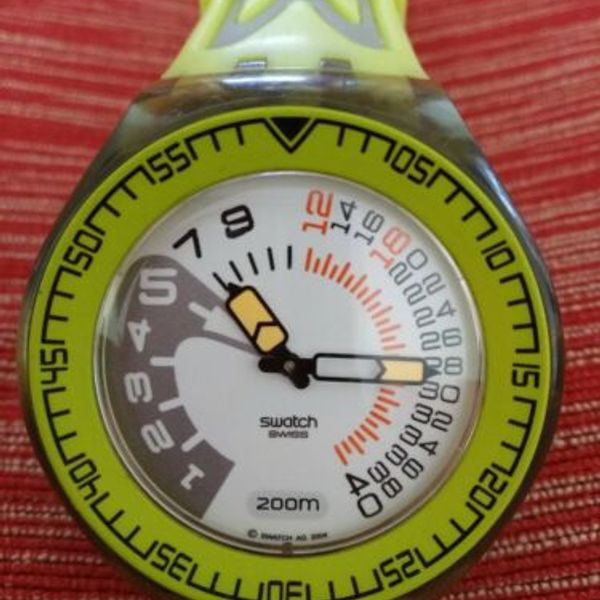 Swatch Watch SCUBA FUN TOXIC TIDE SUGM100 (SUGM 100) | WatchCharts ...