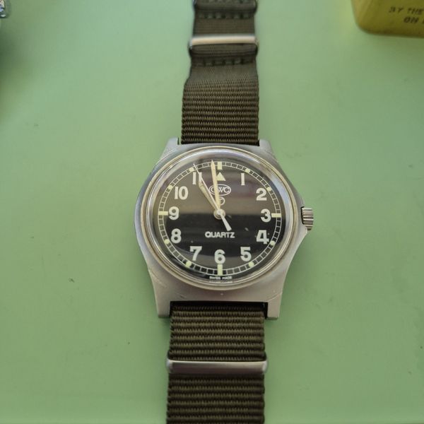 BRITISH MILITARY CWC QUARTZ WATCH, IN GOOD WORKING CONDITION ...